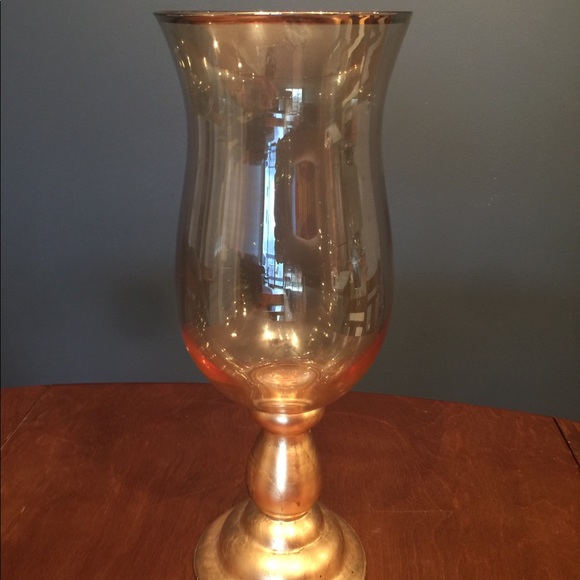 Other | Golden Glass Vase | Poshmark